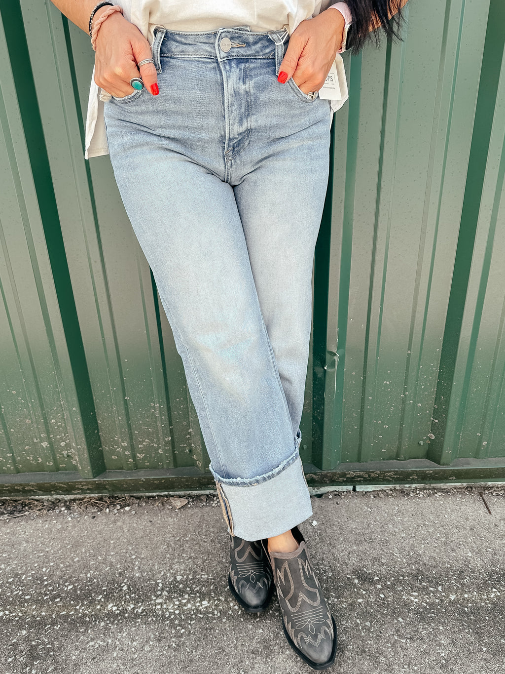 Jasper High Rise Straight Jeans | Motis and Co Women's Boutique – Motis ...